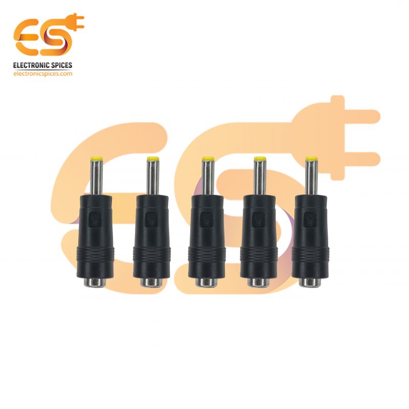 Buy DC Power Female to Male DC Power Jack Connector pack of 5pcs,