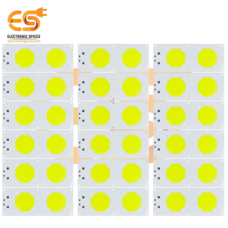 Buy 12V 5A 2 COB LED White color Hard strip light bulb Aluminum plate