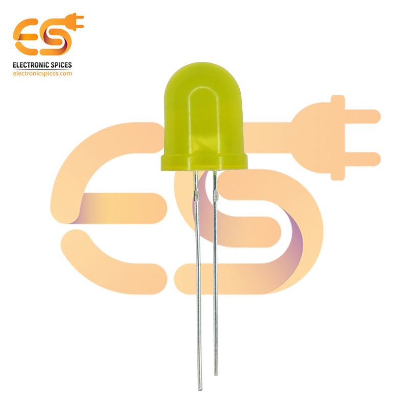 YELLOW LEDs round shape-Electronicspices.com