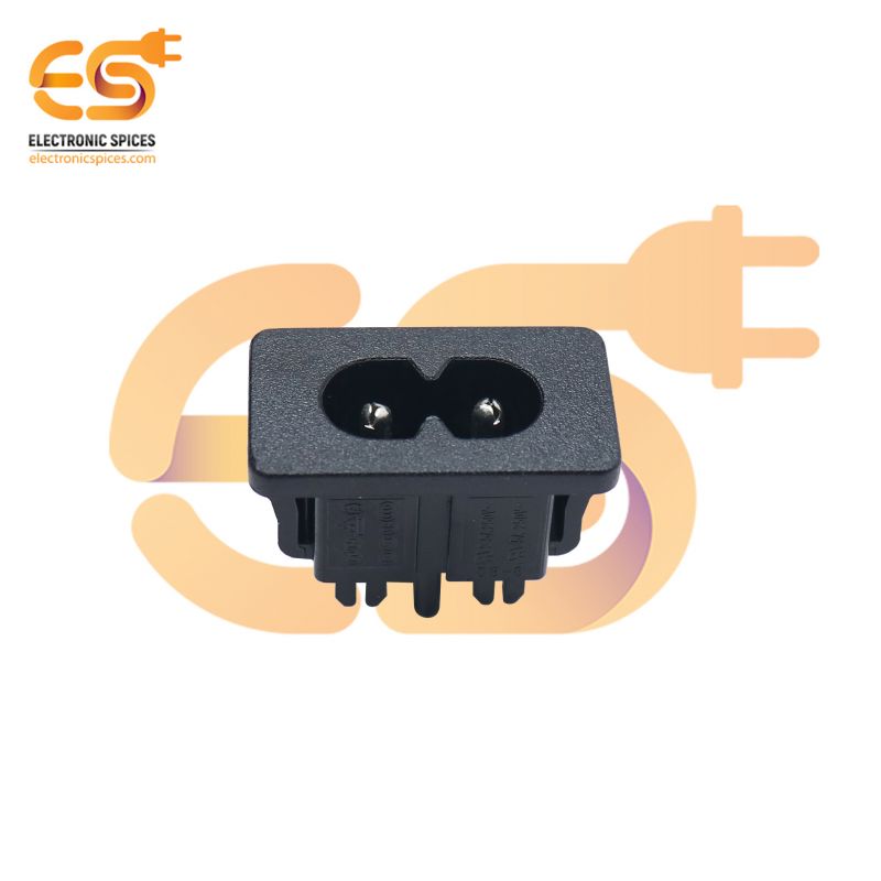 Buy 2 Pin AC Plug Panel Mount Connector
