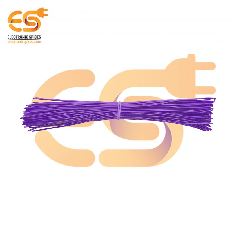 High-Quality Ultra-Flexible Copper Electrical Wires - 25cm Purple, PVC ...