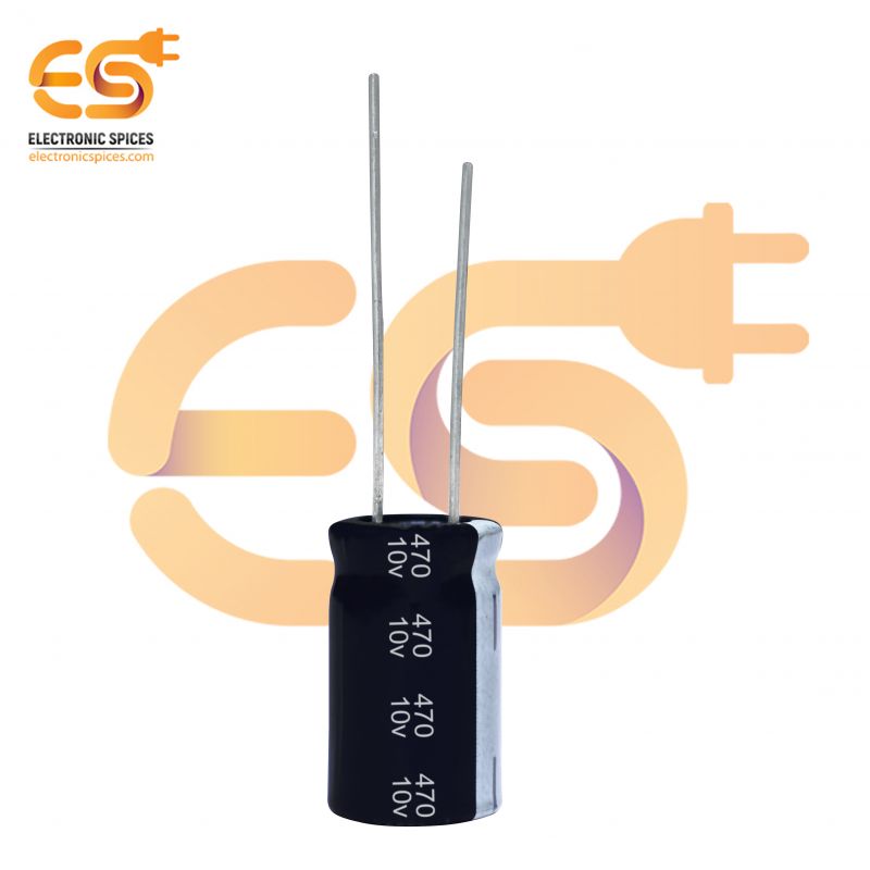 Buy Electrolytic Capacitor 470uf/10v - Electronicspices.com