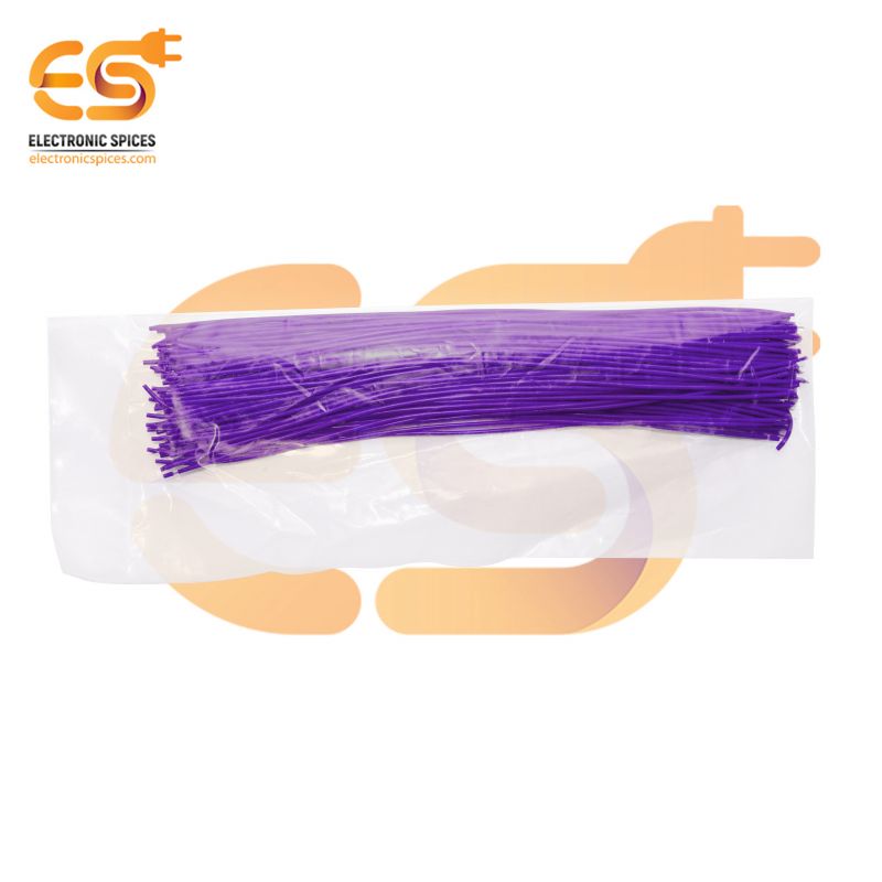 Copper Electrical Wire 28 AWG Purple Colour | Electronicspices