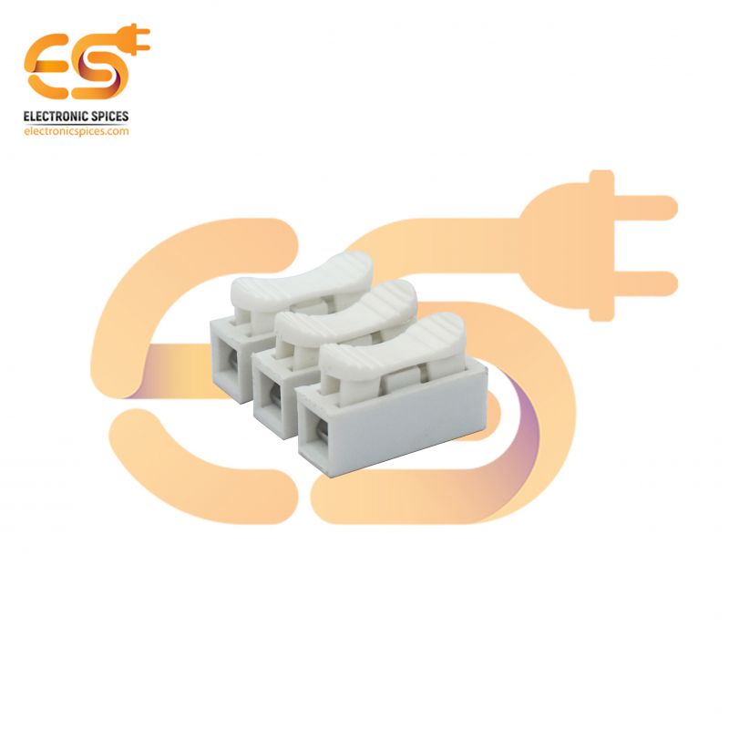 3 Line quick splice push lock wire connector