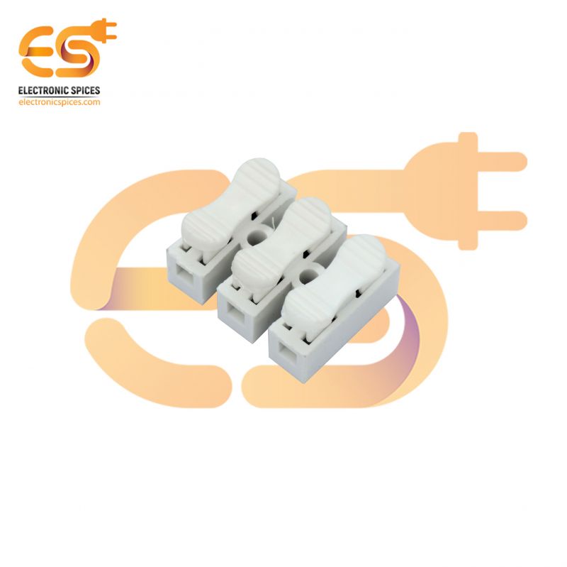 3 Line quick splice push lock wire connector