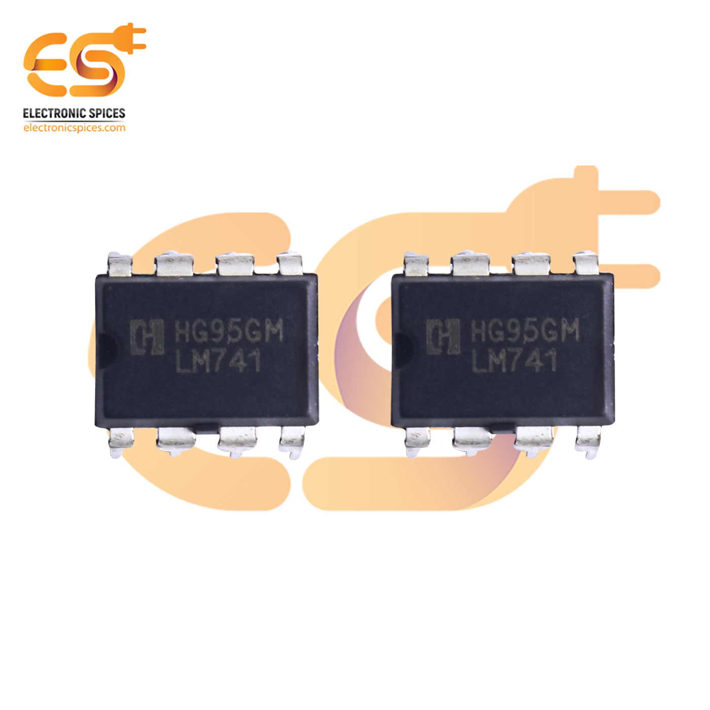 Buy LM741 Operational amplifier 8 pin IC pack of 2pcs