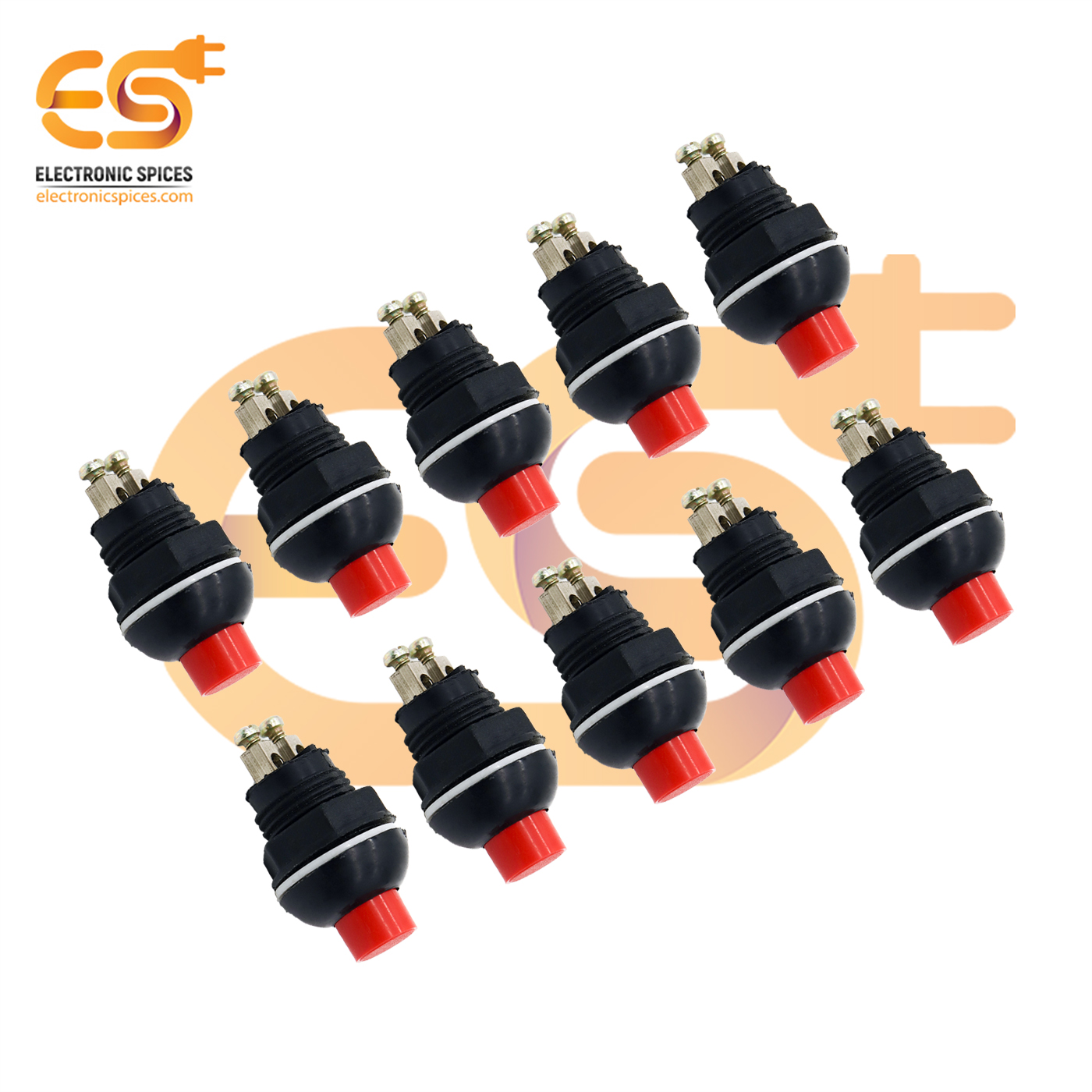 Buy SPST momentary heavy duty Push button switches pack of 10