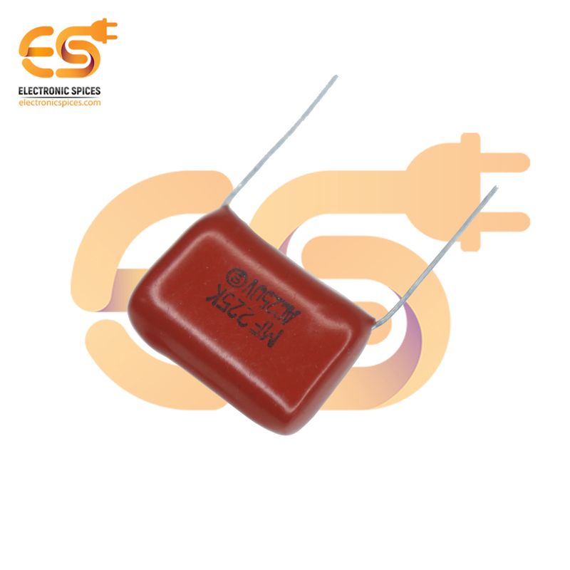 2.2μF 225J 250V CBB22 Metallized Polypropylene Film Capacitor Pack of 5pcs
