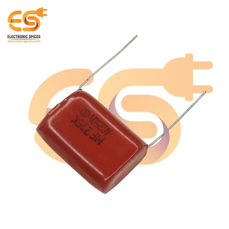 Buy 2.2uf 225J 250V CBB22 Metallized Polypropylene Film Capacitor, Pack ...