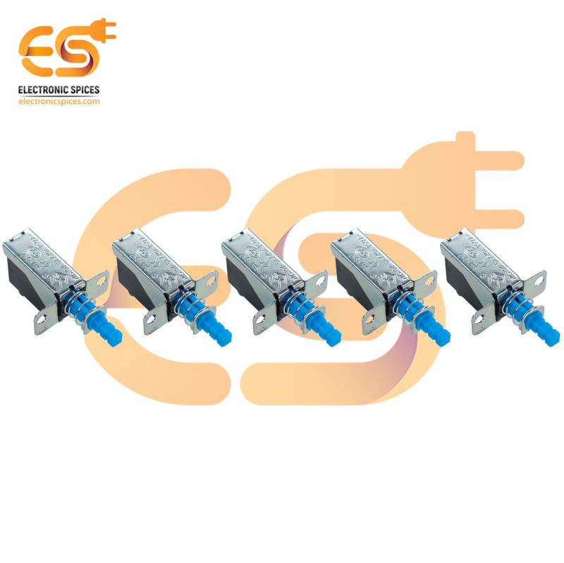 Buy Panel Mount Plastic Handles Push Switches Pack of 5pcs ...