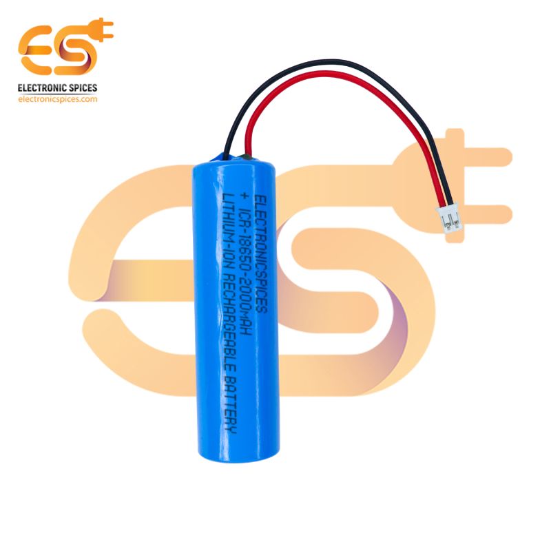 Buy 2000mAh Rechargeable Battery Lithum-ion with Wire and jst Connector ...