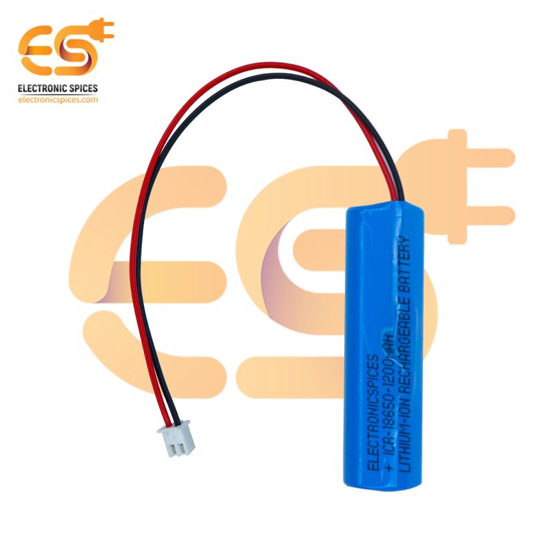 Eletronicspices 1200mAh Reachargeable Battery With wire and jst bms ...