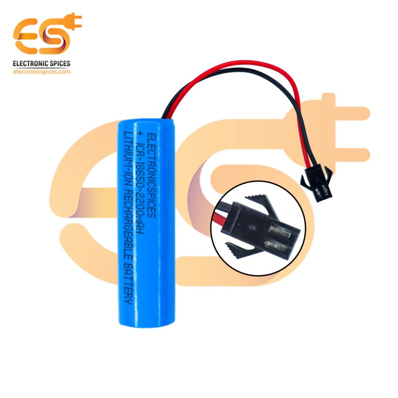 Buy 2200mAh Rechargeable Battery Lithum-ion With Wire and black JST ...