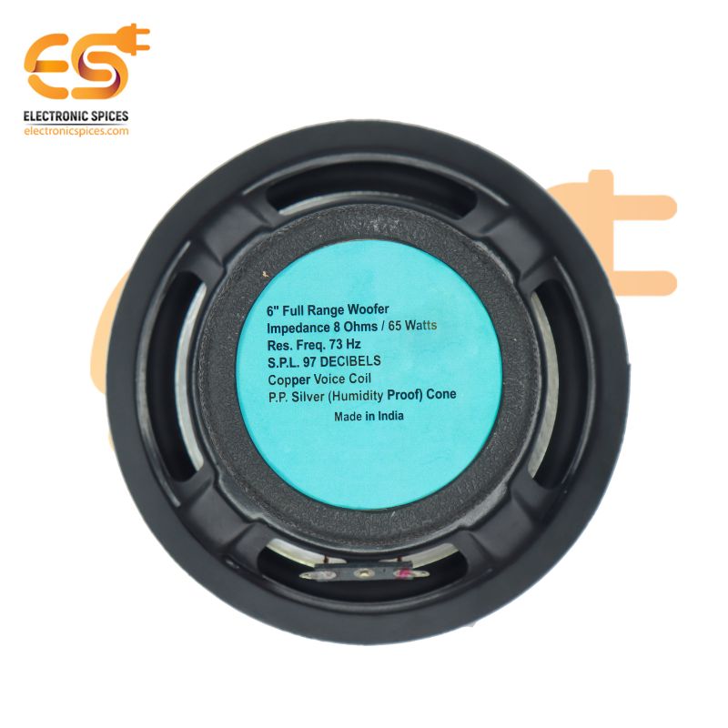 Buy 6 inch 65W Heavy Duty Heavy Power Audio Bass Woffer Speaker ...