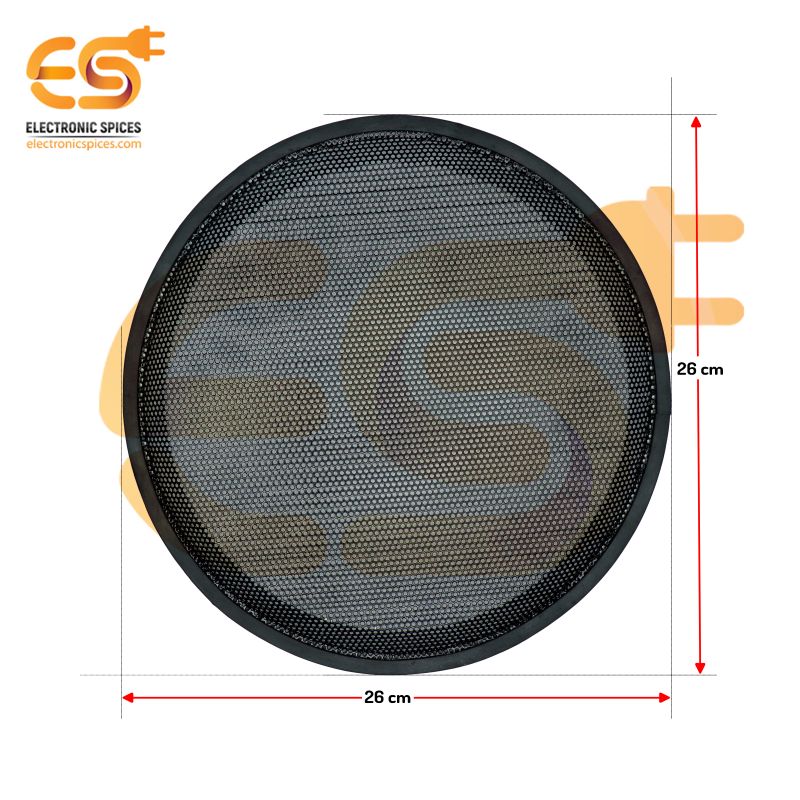 Buy 26cm Speaker Net Decorative Circle Woofer Guard Protector Cover ...