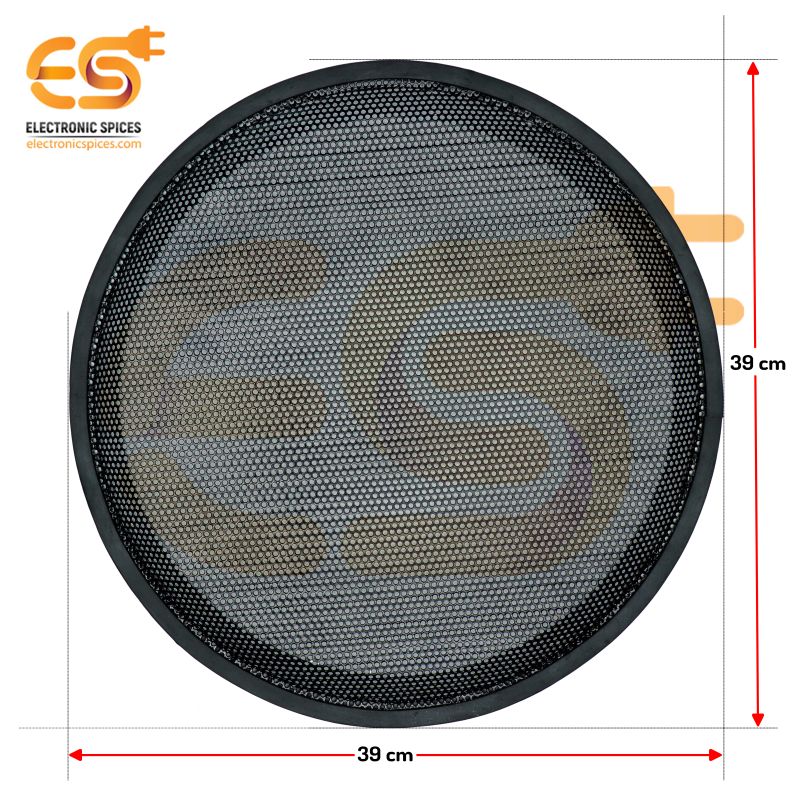 39cm Speaker net Decorative Circle Woofer Cover Audio Acessories Black ...
