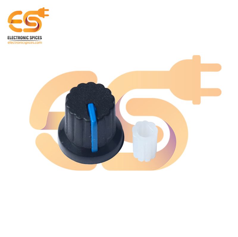 Buy 25pcs Shaft Volume Control Plastic Potentiometer Knob Rotary Switch ...