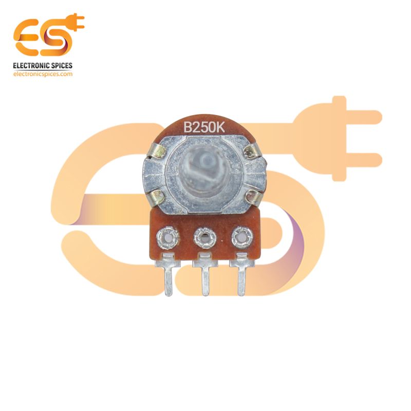 250K Rotary Potentiometer D shape Shaft handle 3 pin