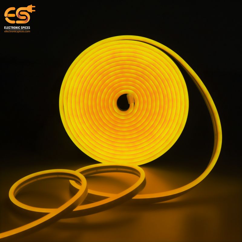 Buy 5m 12V Yellow Neaon Led Flexible | Electronicspices