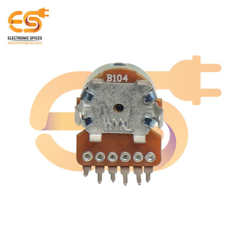 Buy 100K Linear Taper Single Row 6-Pin Potentiometer | High Quality ...