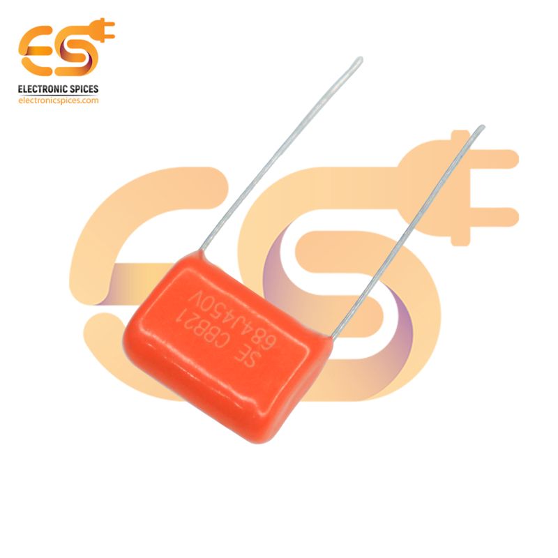 450V CBB21 Metallized Polypropylene Film Capacitor Pack of 5pcs