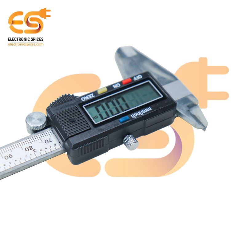 Digital Scale (Caliper) With a 6-inch LCD Display, Inch and Millimeter ...