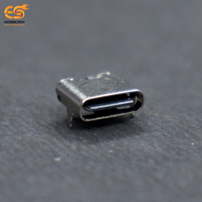 Buy SMD 2-Pin C-Type Female USB Connectors, Pack of 10 | Electronics Spices