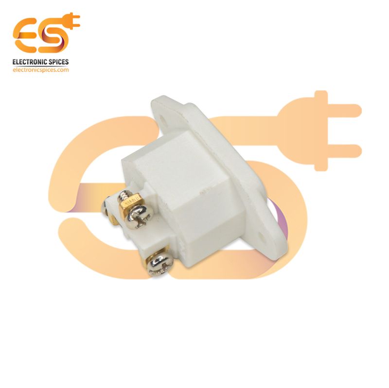 Buy Ac - 04 10A 250V Panel Mount Plug Power Adapter Socket,