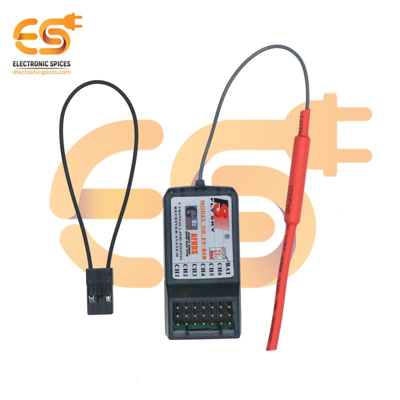 Buy CT6B 6-Channel RC Remote Control Transmitter, 2.4GHz with FS-R6B ...