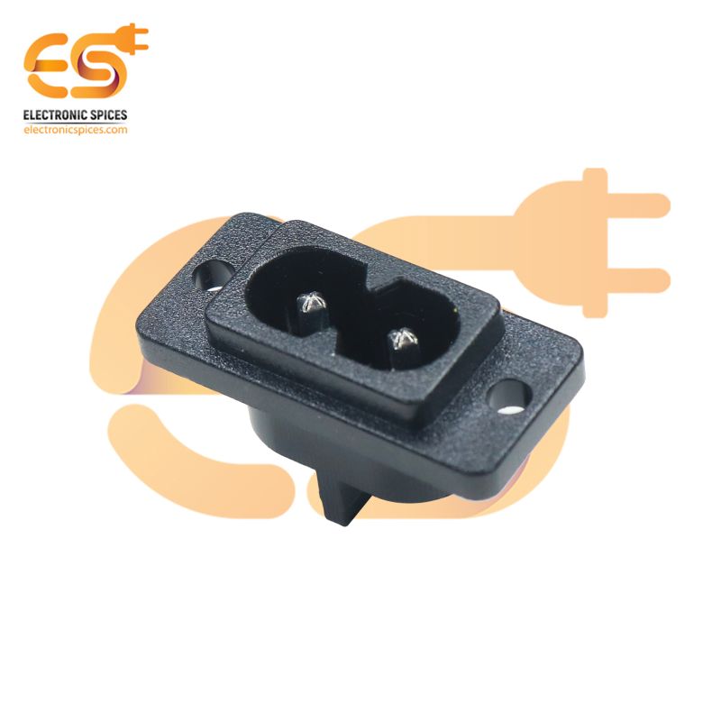 Buy 250V Panel Mount Power Socket (2-Pin) - Pack of 5