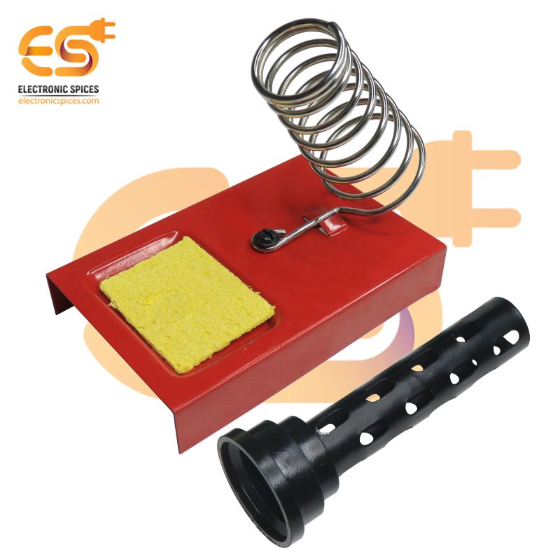 Buy Metal base iron Holder Soldering iron stand with sponge for Tip ...