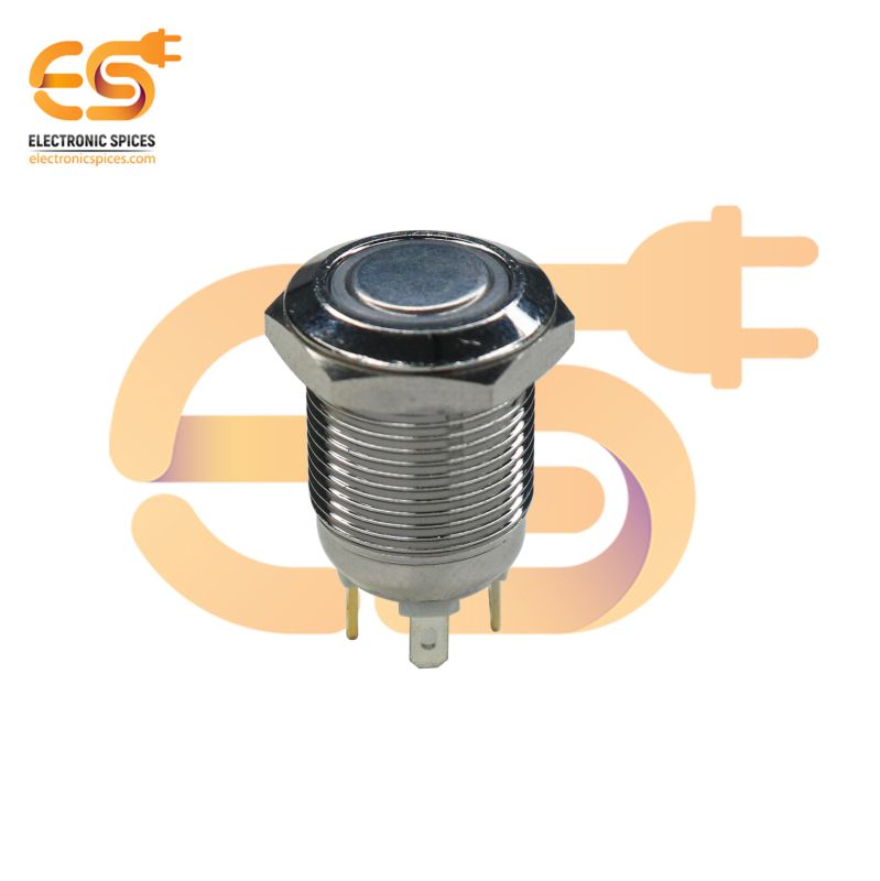Buy 12mm Ring Light Push Button Switch with Blue Indicator