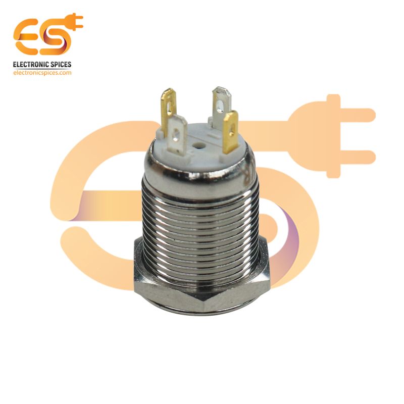 Buy 12mm Ring Light Push Button Switch with Blue Indicator