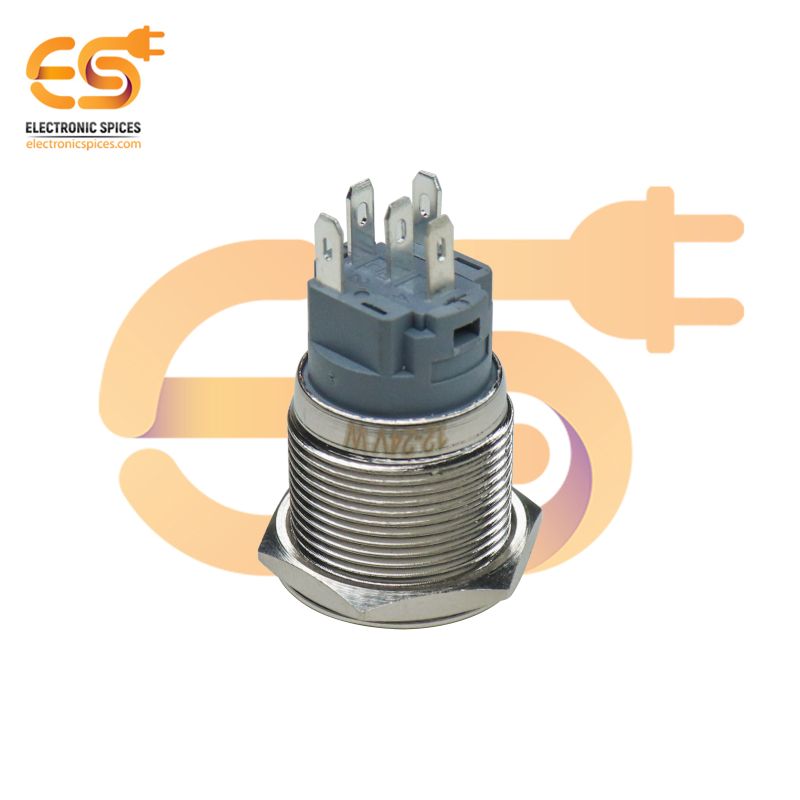 Buy 19mm Self Lock Metal Switch – Waterproof Ring Light