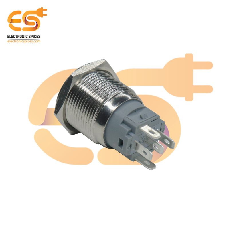 Buy 19mm Metal Switch With Blue Indicator