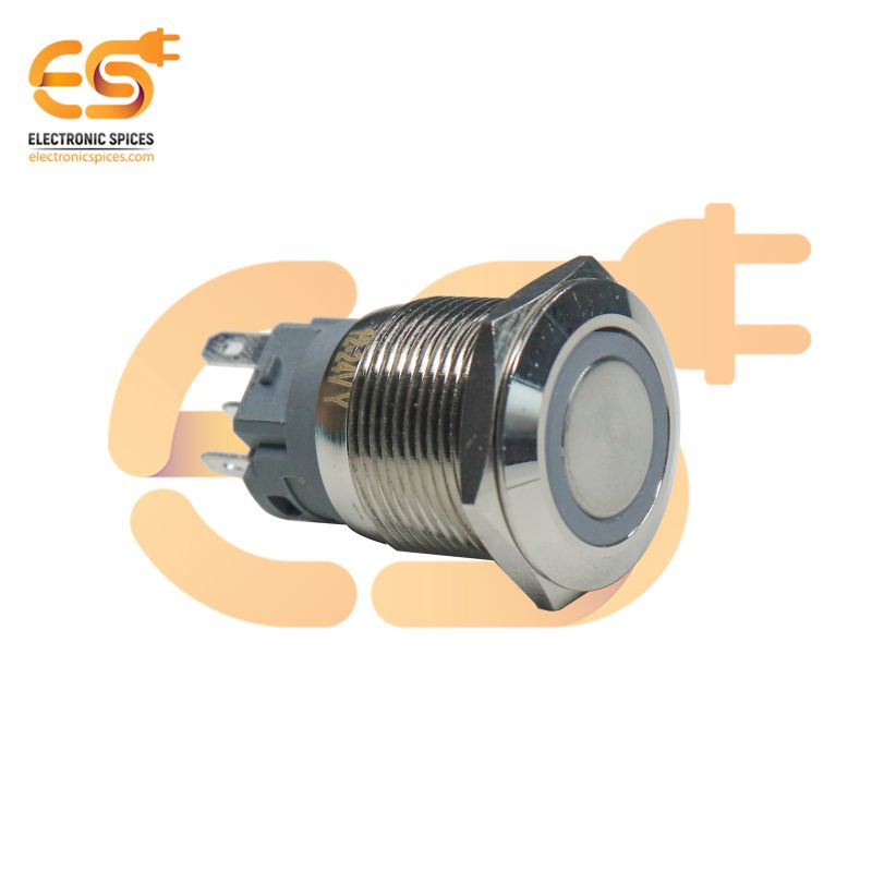 Buy 19mm ring light push button with Yellow Indicator