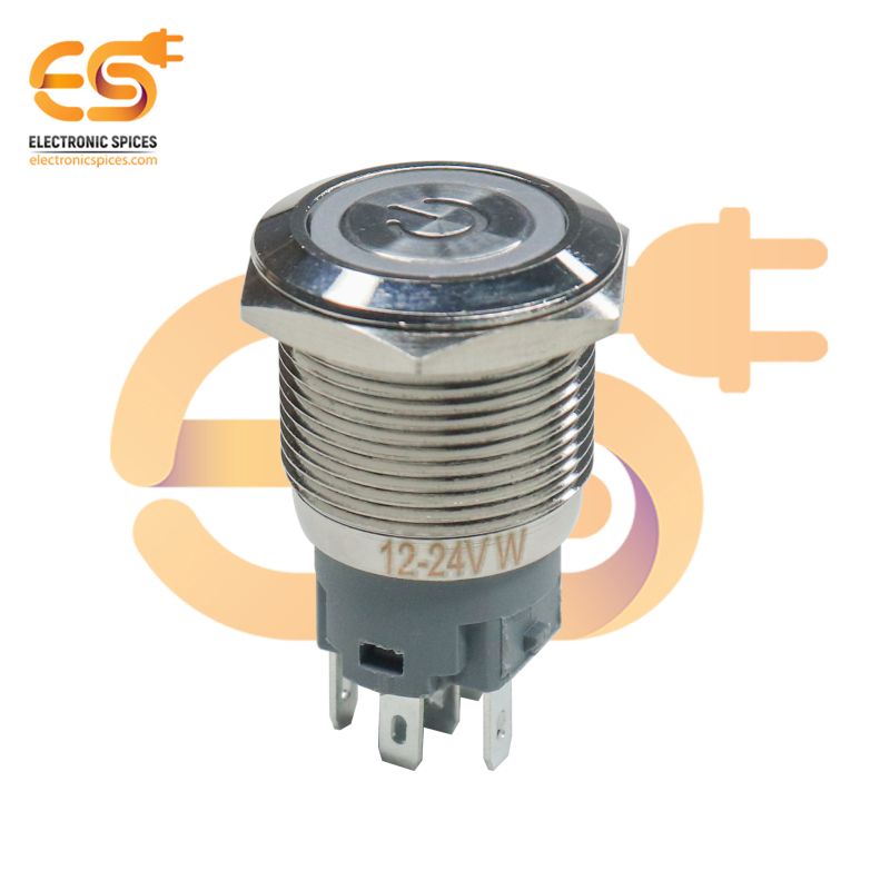 Buy 19mm Ring Light Push Button Switch – Durable Metal Build