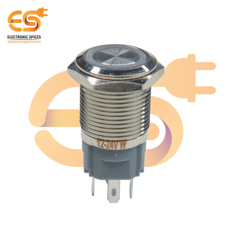 Buy 16mm Push Button Switch | Durable Metal Self-Lock