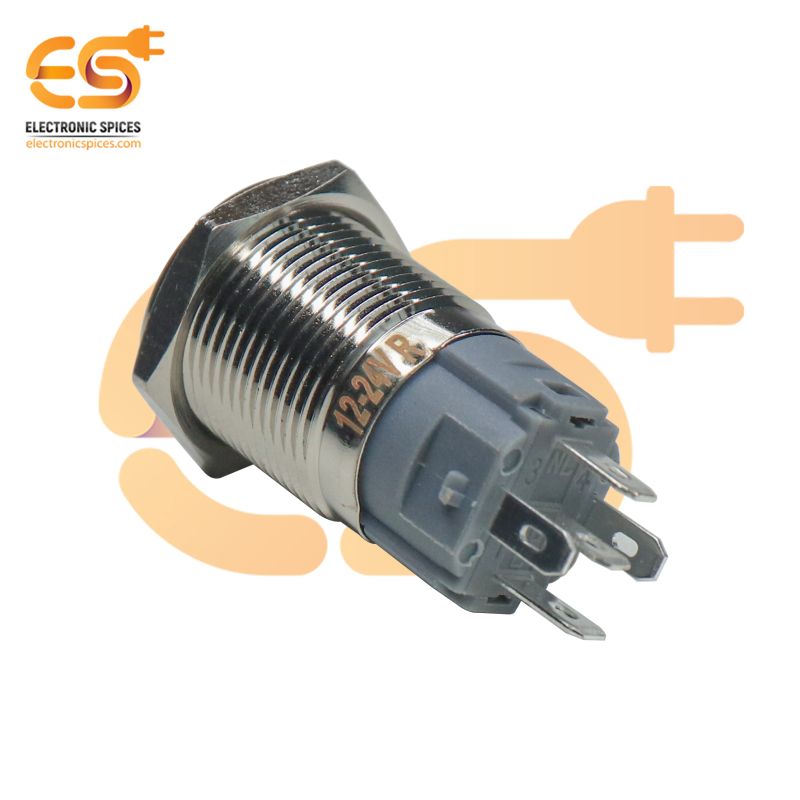 Buy 16mm Horn Type Push Button Switch | Metal Body