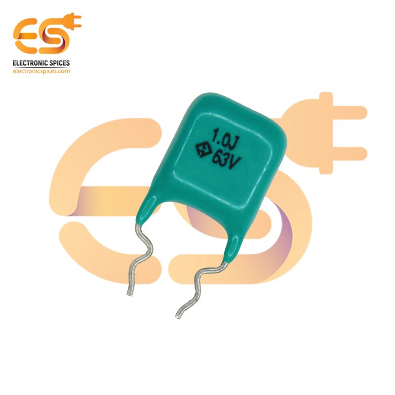 Buy 1µF 63V Polyester Film Capacitor - Pack of 5 | High-Quality ...