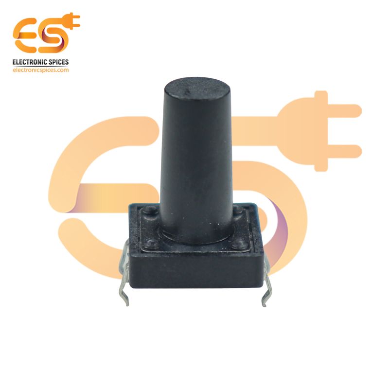 Black Color Tactile Momentary Push Button Switches (Pack of 10) - Buy ...