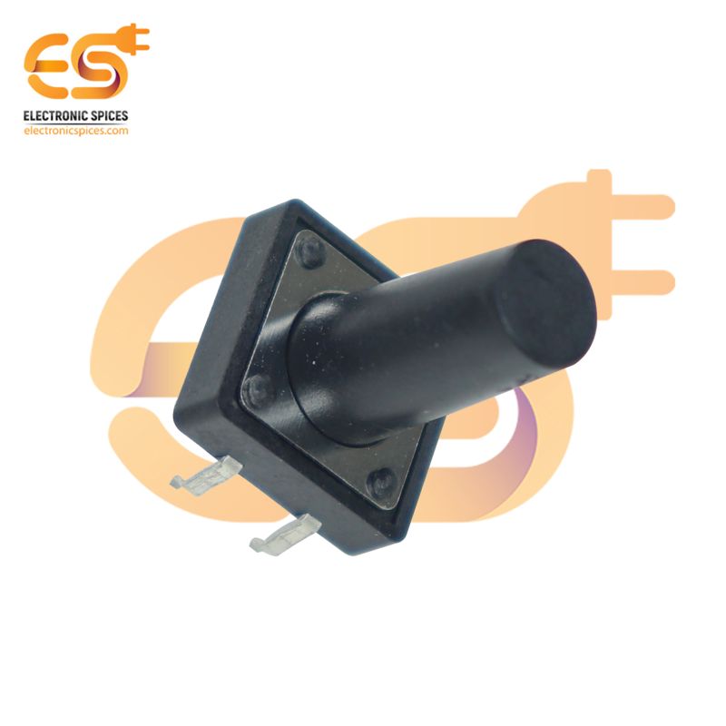 Buy 500pcs Black Color Tactile Momentary Push Button Switches | 12x14x20mm