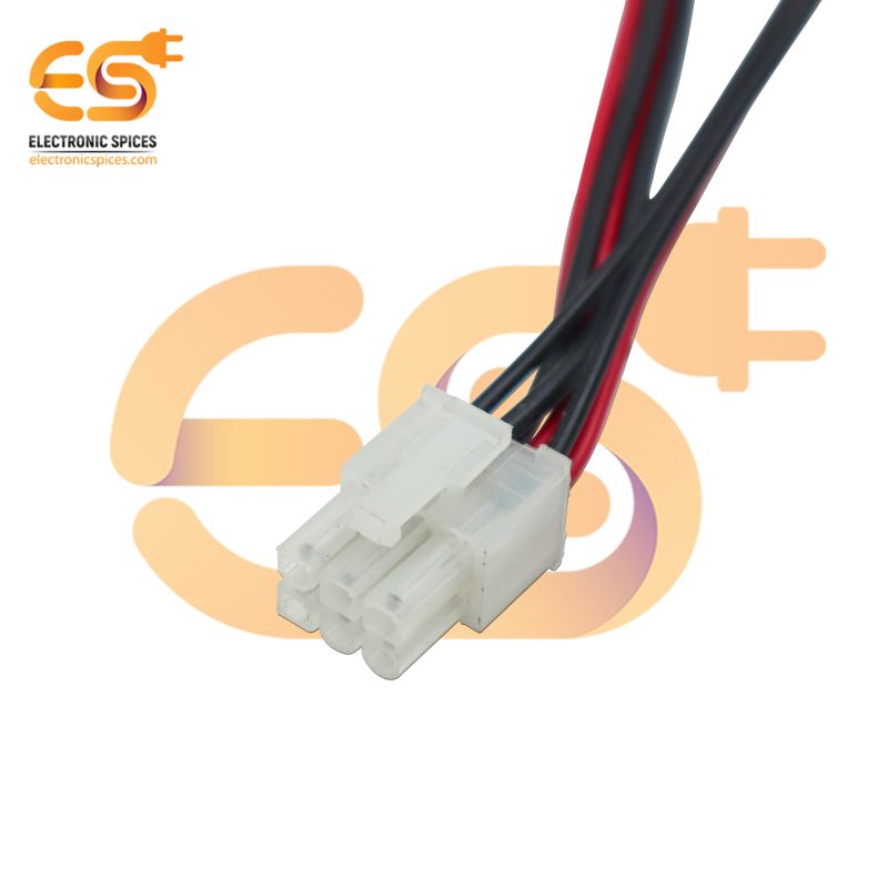 Buy 16cm 6pin Male to Dual LP4 3pin Molex Cable Connector Molex to ...