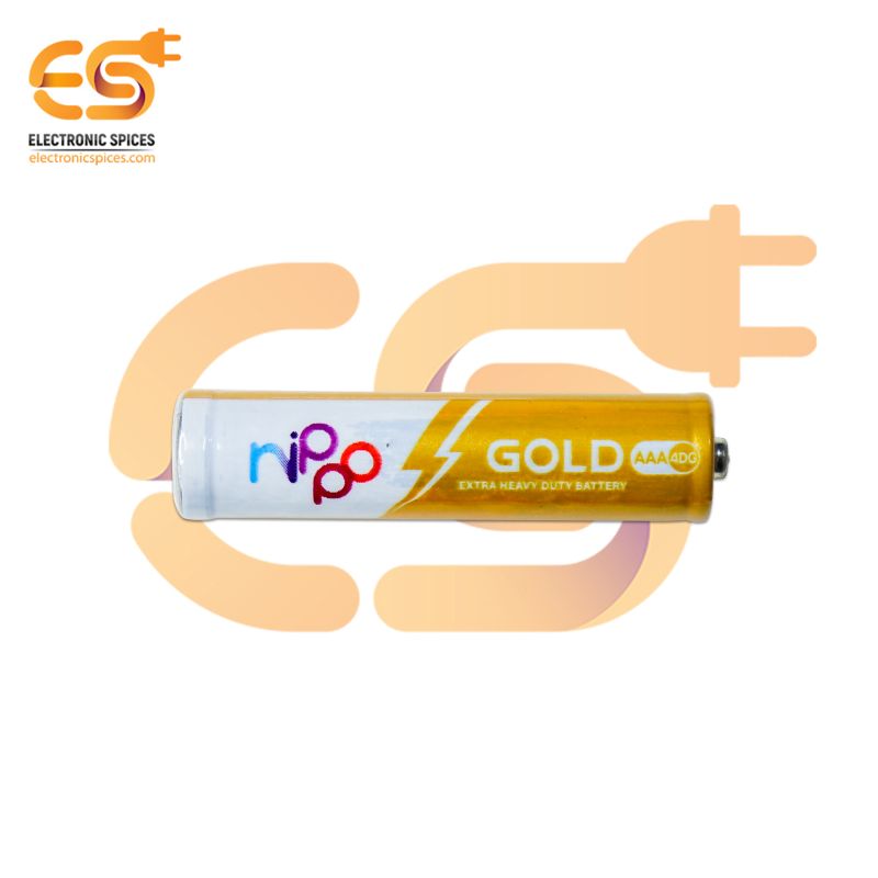 Buy Nippo 4DG Gold AAA Batteries (Pack of 10) | High-Power Non ...