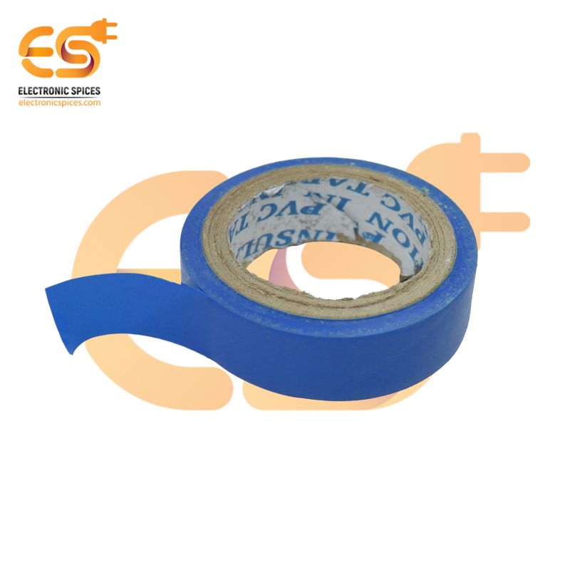 Electrical PVC Insulation Tape Blue, Pack of 5 | Electronic Spices