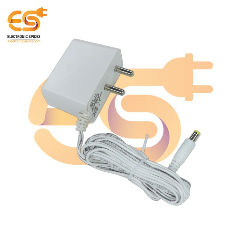 Buy 5V 1A Dc power Supply White adapter with 5.5mm male plug pin connector