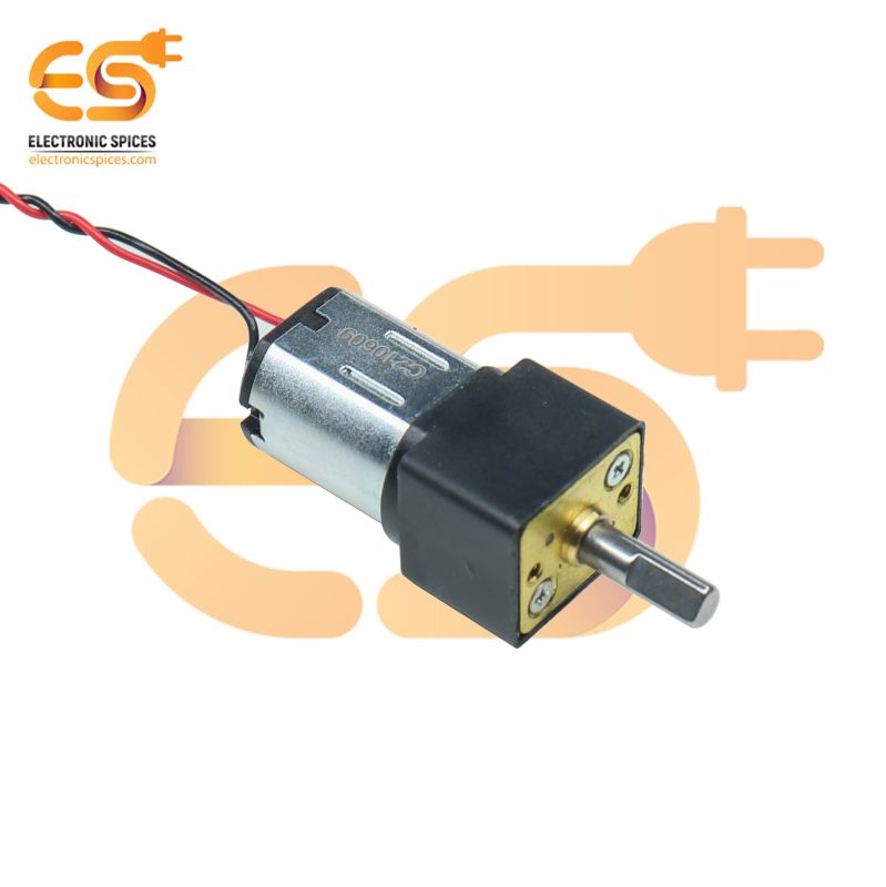 Buy N20 12V DC 600RPM Micro Metal Gear Motor with JST Wire & Dust Cover ...