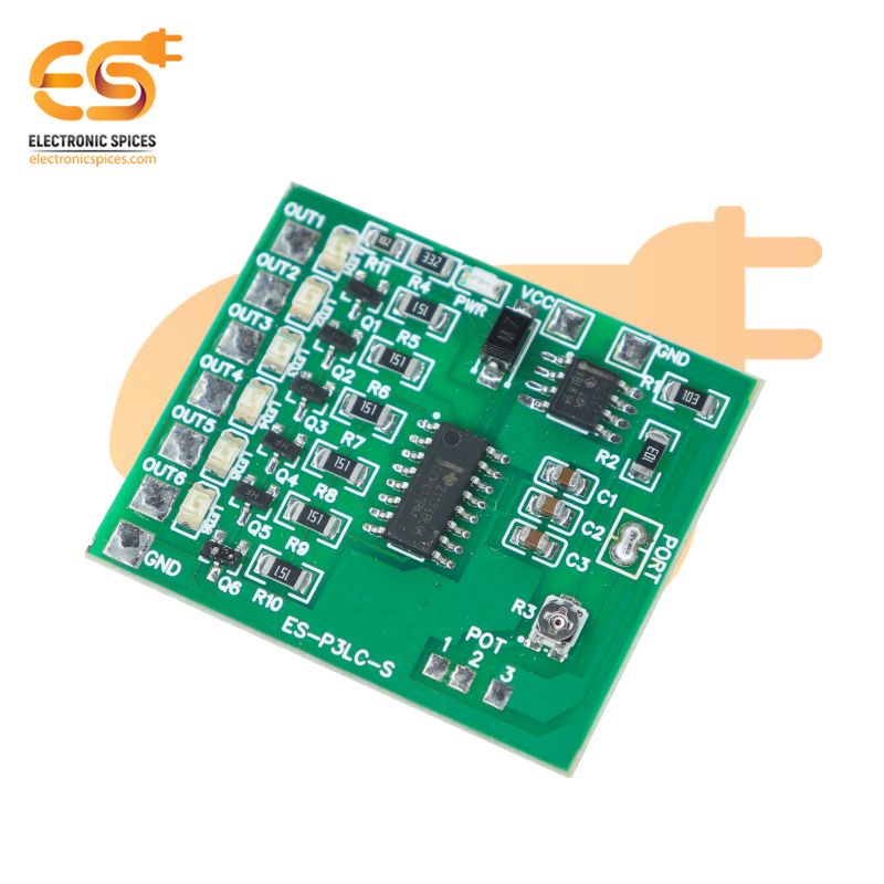 Buy 6 channel LED chaser with adjustable speed at Electronic Spices