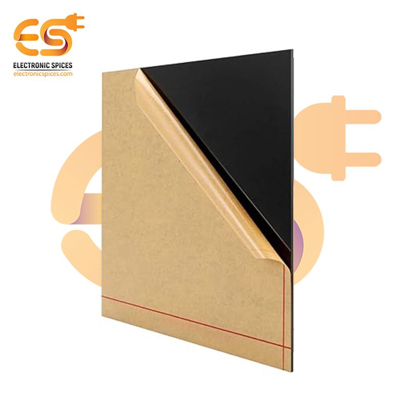 Buy 10mm Square Shape Black Color Acrylic Sheet 6 x 6 Inch