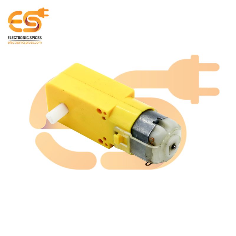 Dual Shaft BO Motor & Rubber Wheels Combo for Smart Car Robot